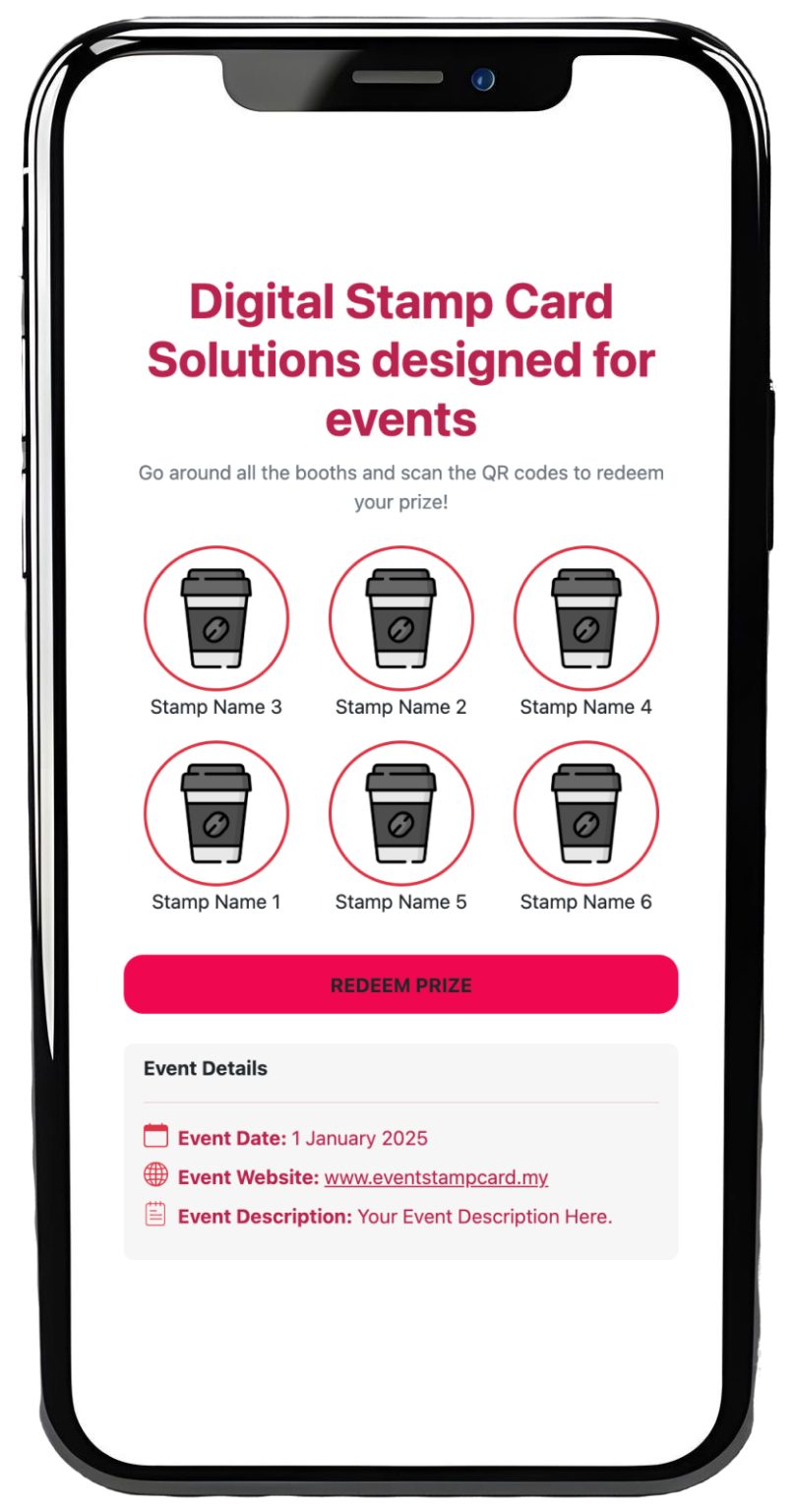 Event Digital Stamp Cards in Malaysia | EventStampCard.MY